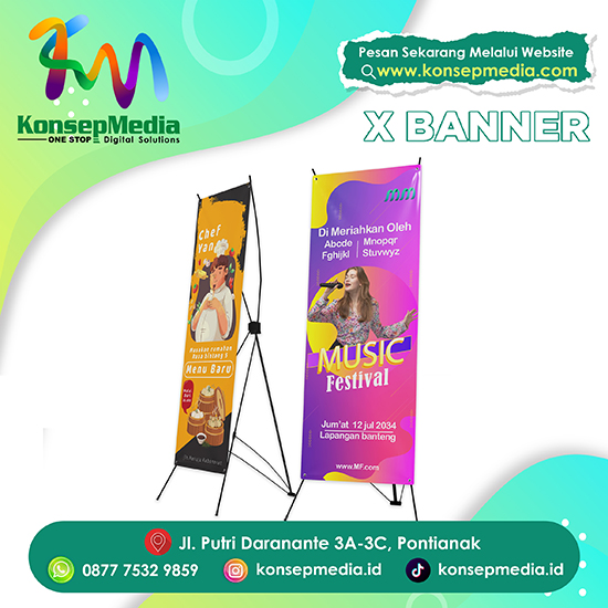 Y Banner 80 X 180 CM | Konsep Media