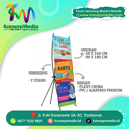 Y Banner 60 X 160cm | Konsep Media