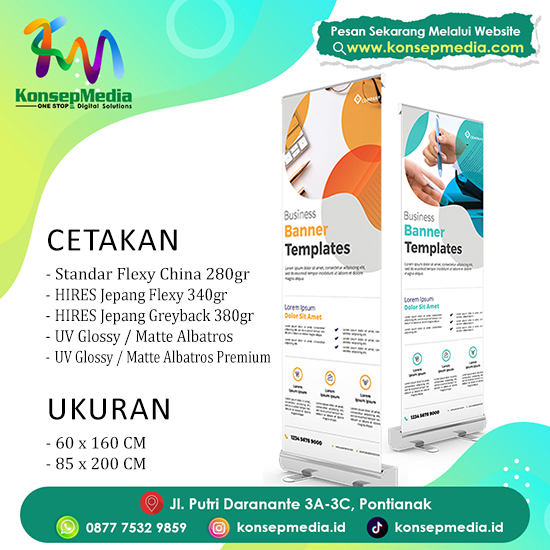 Roll Up 60 x 160cm | Konsep Media Roll Up 60 x 160cm | Konsep Media